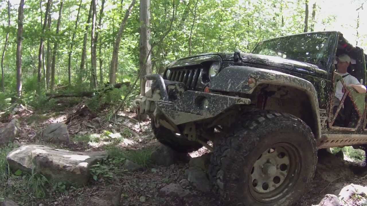 JKU Jeep Wrangler Unlimited on Rock Trail at Outback Offroad Adventure ...