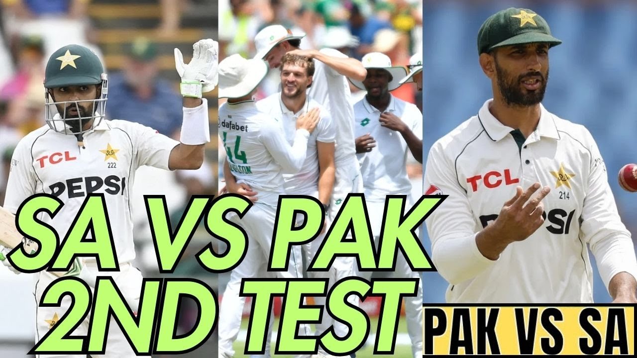 Pakistan vs South Africa - 2nd Test Match - Series 2024 - # ...