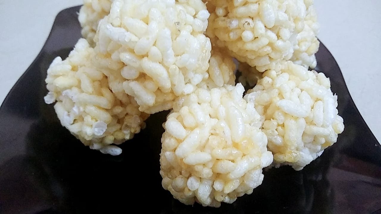 Mamra Ladoo ( Murmura ladoo | Jaggery & Puffed Rice Balls ) Recipe ...