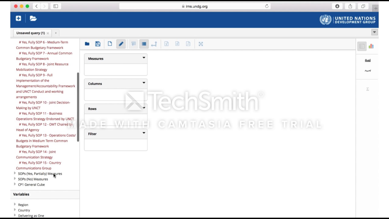 Short Video Tutorial to the UNDG IMS Report Builder - YouTube