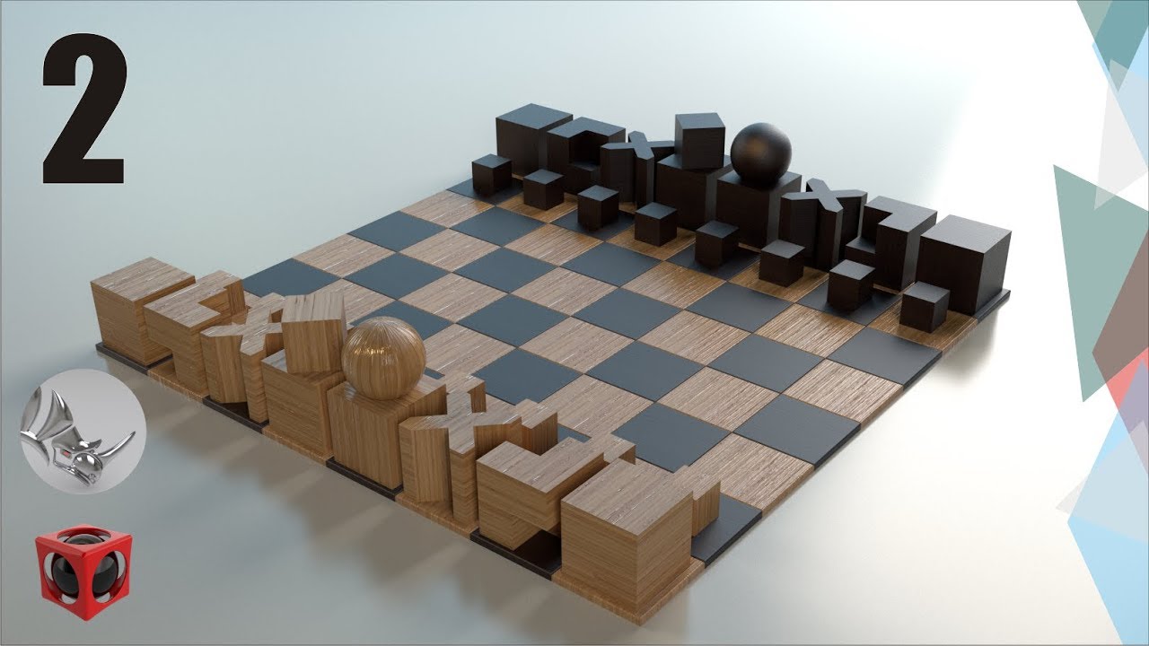 Tutorial Rhino 3D | Modelar el Ajedrez Bauhaus (2/3) - YouTube