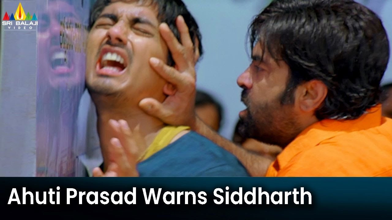 Ahuthi Prasad Warns Siddharth | Baava | Telugu Movie Scenes | Pranitha, Samrat @SriBalajiMovies ...