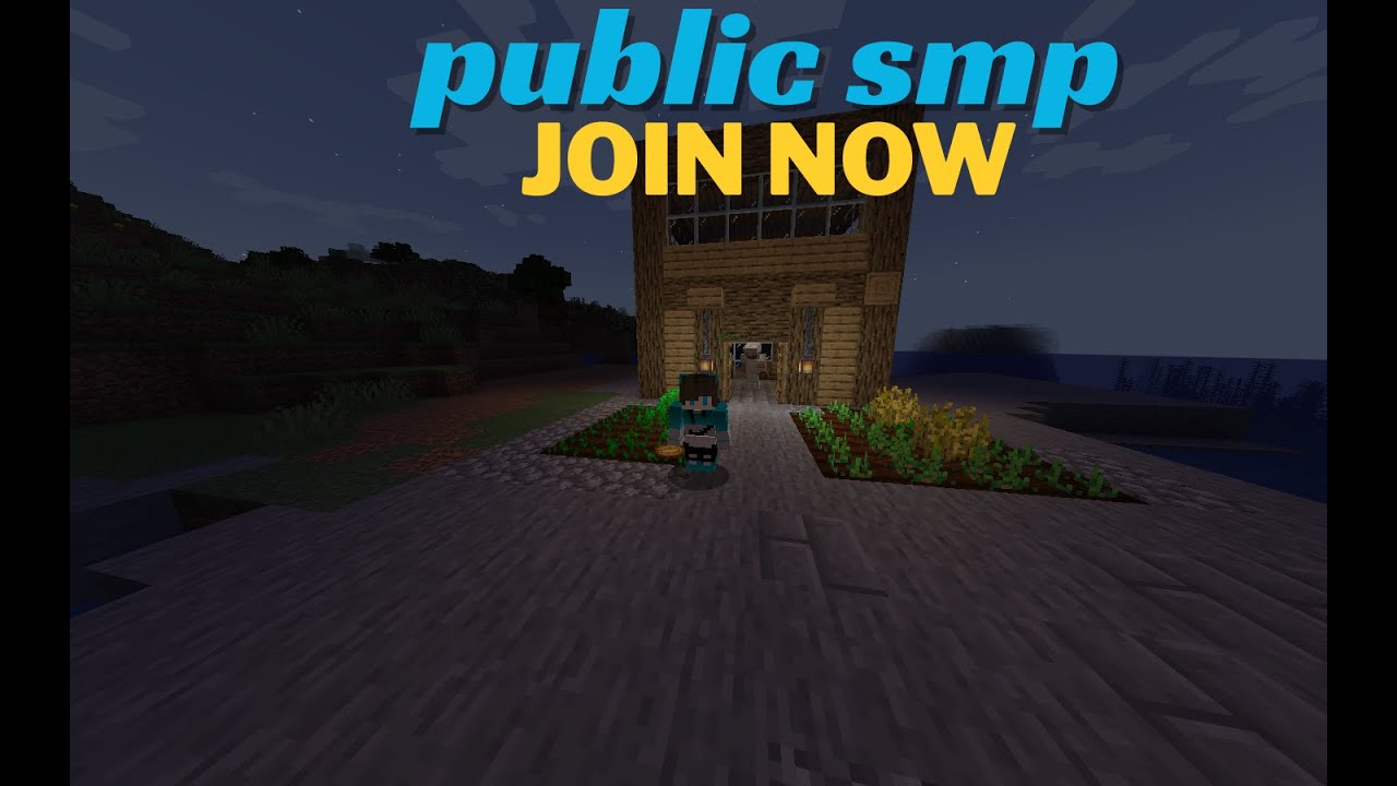 Minecraft Survival on 24/7 Public SMP (Java + PE) — Everyone Can Join 🌍 ...