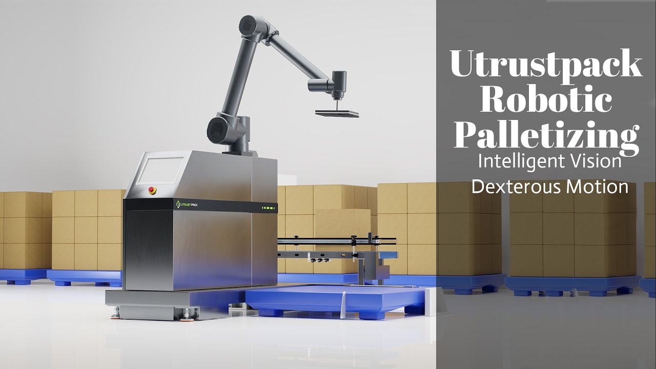 6 Axis Robotic Palletizer Automatic Manipulator for Palletizing Carton ...