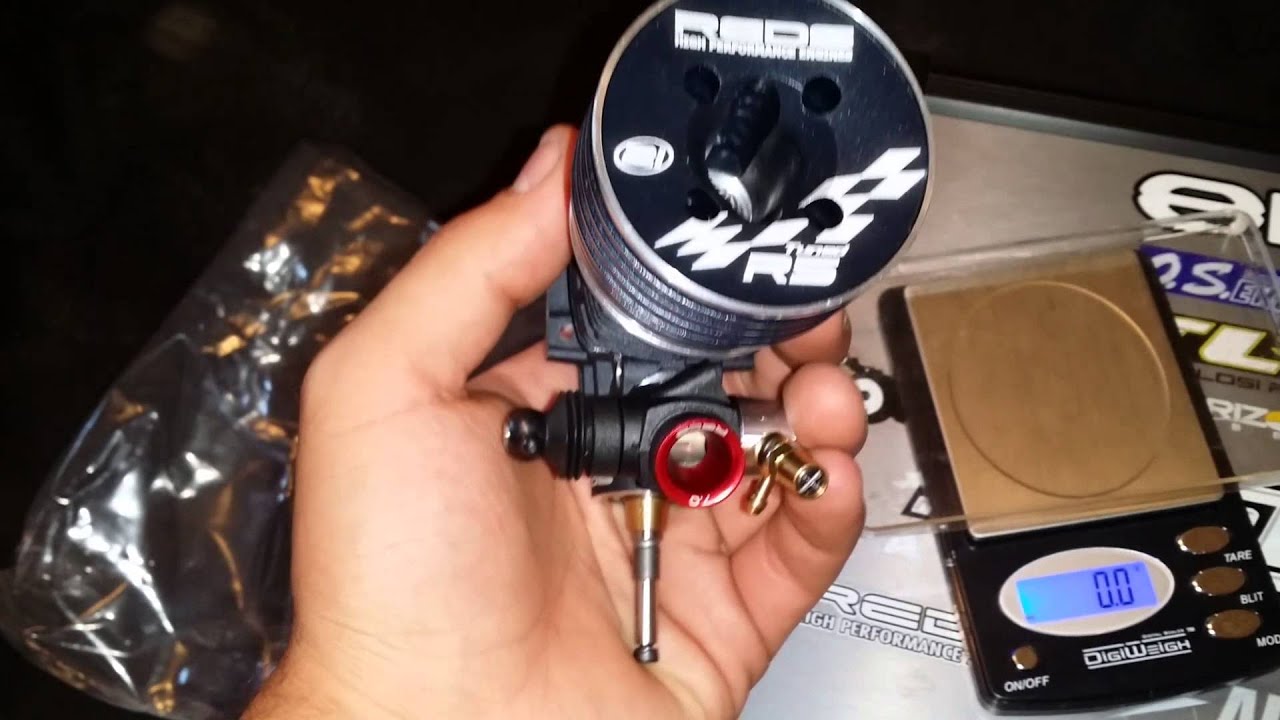Reds R5R nitro engine - YouTube