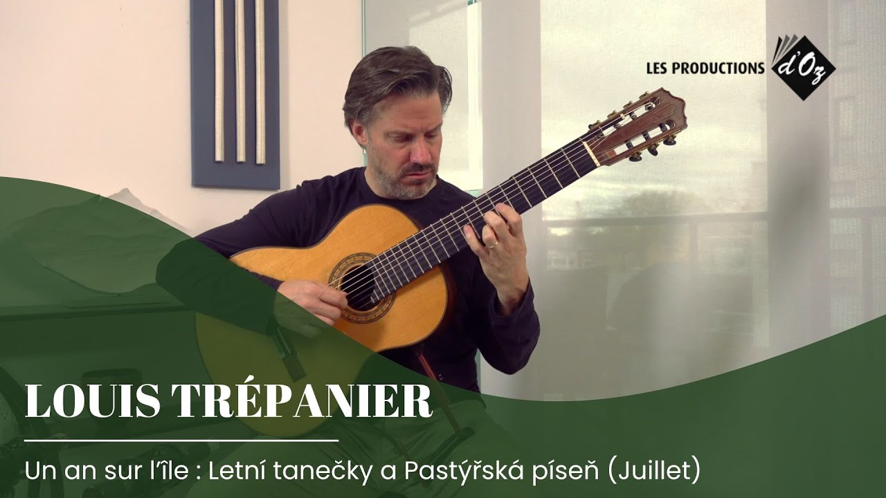 Louis Trépanier joue Letní tanečky a Pastýřská píseň (Un an sur l'île ...