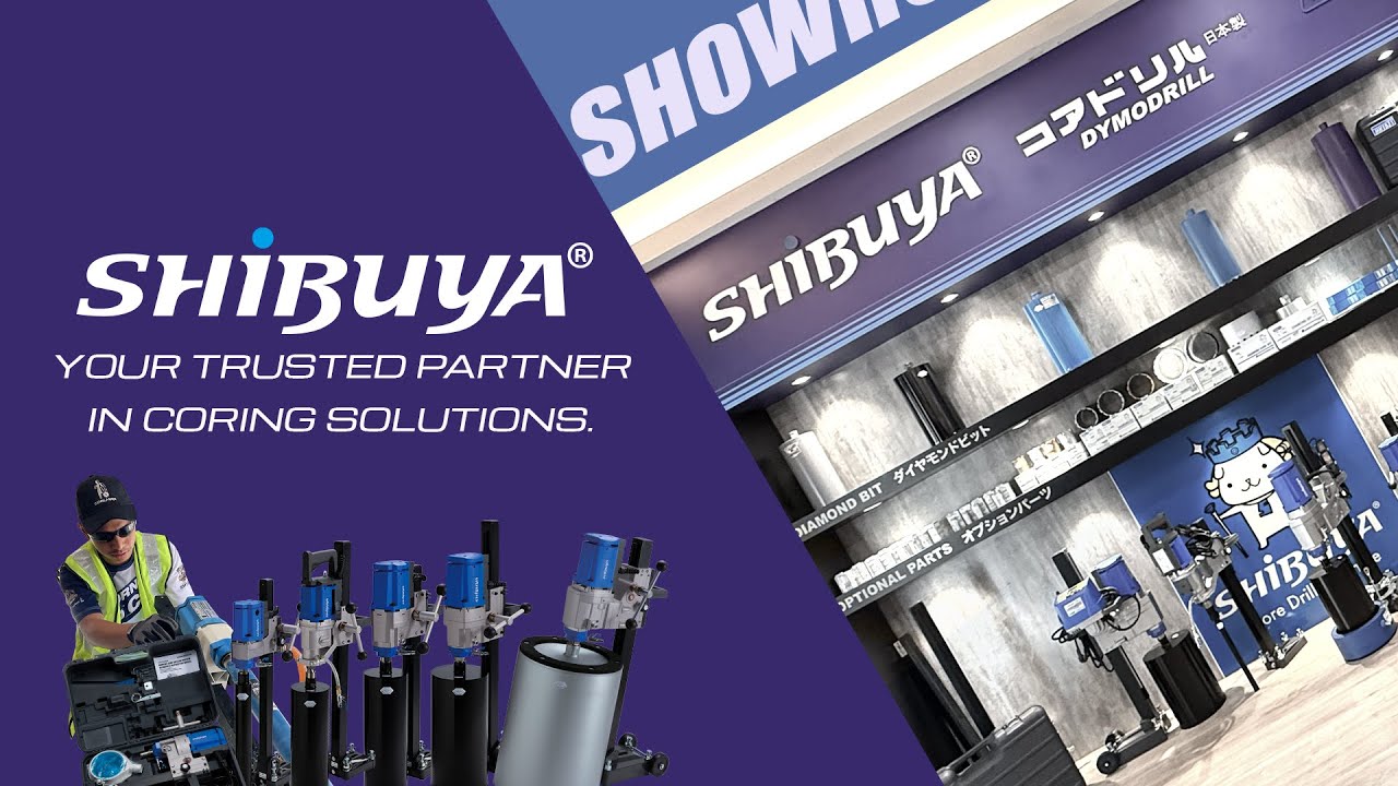 Welcome to the SHIBUYA Core Drills Showroom in Malaysia! - YouTube