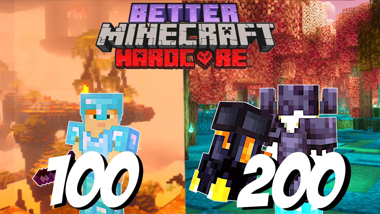 Přežil Jsem 200 Dní v Fantasy Světě... | Better Minecraft - YouTube