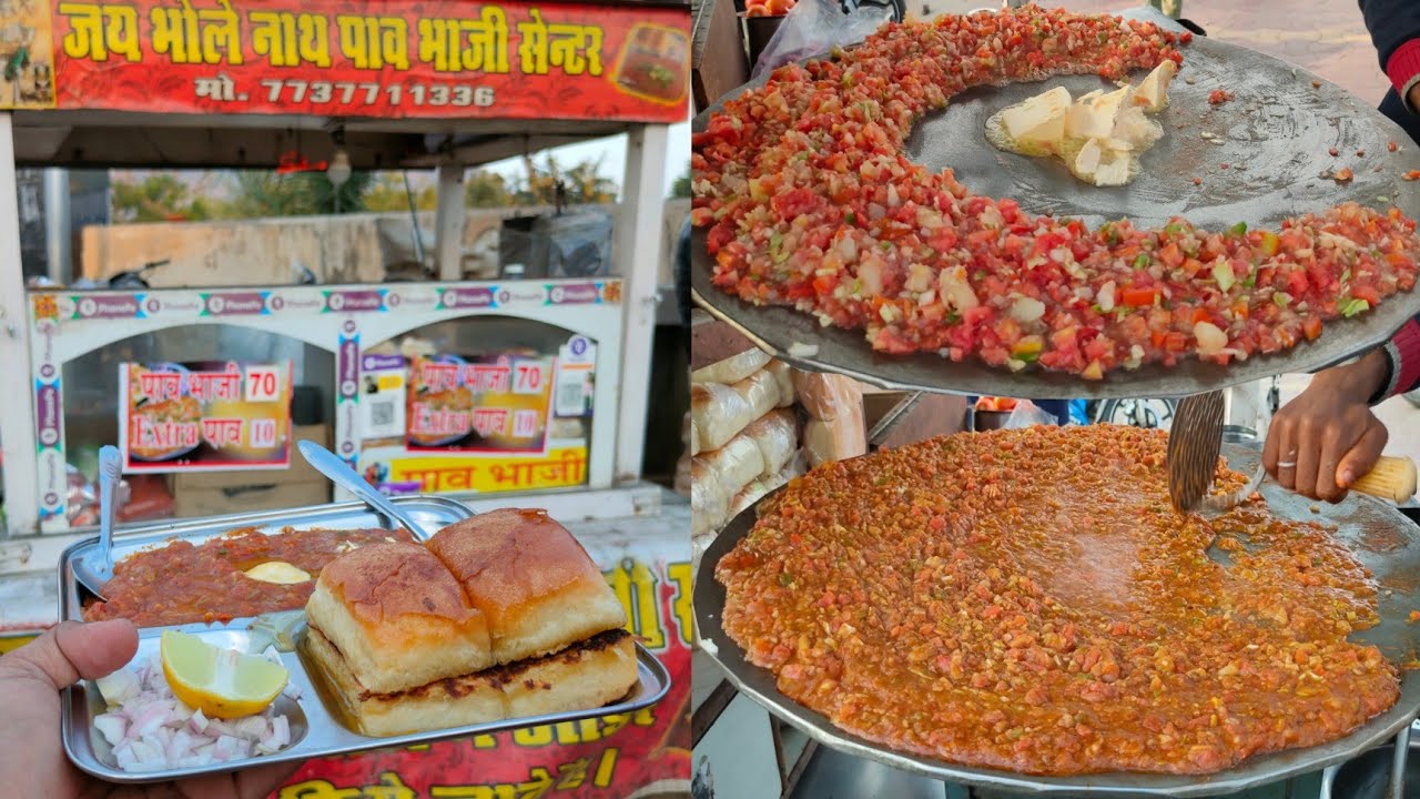 Best Pav Bhaji in Ajmer || Indian Street Food @foodiedagdu #ajmer # ...