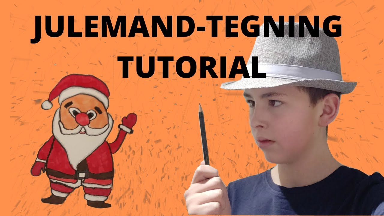 Julemand-tegning tutorial | Alexander Tegner - YouTube