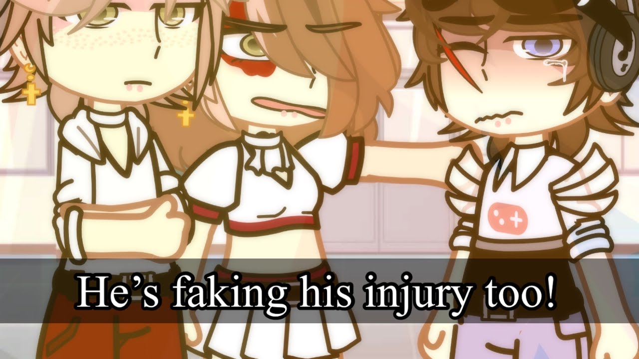 He’s faking his injury too! || Dnf || meme || gacha club [🎭🔫🥑][🥽🍄🫐 ...