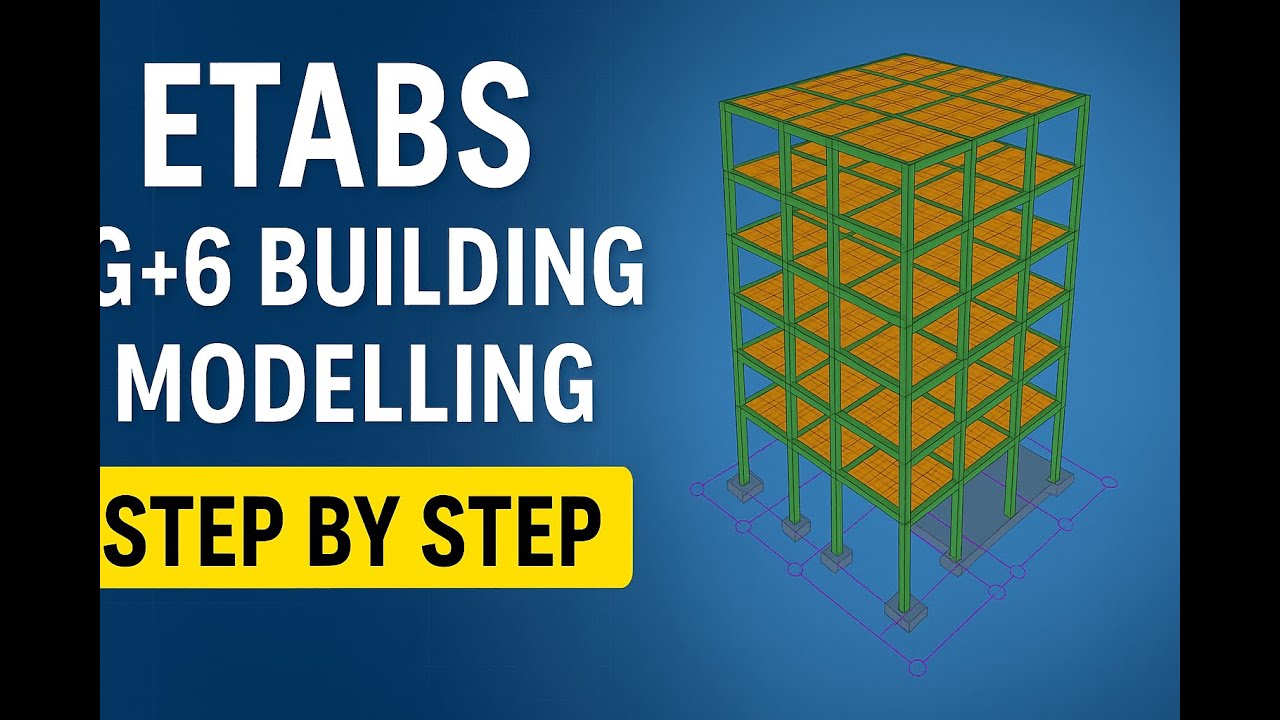 [1.] G+6 Building Modeling in ETABS | Step by Step Guide for Beginners 🚀 - YouTube