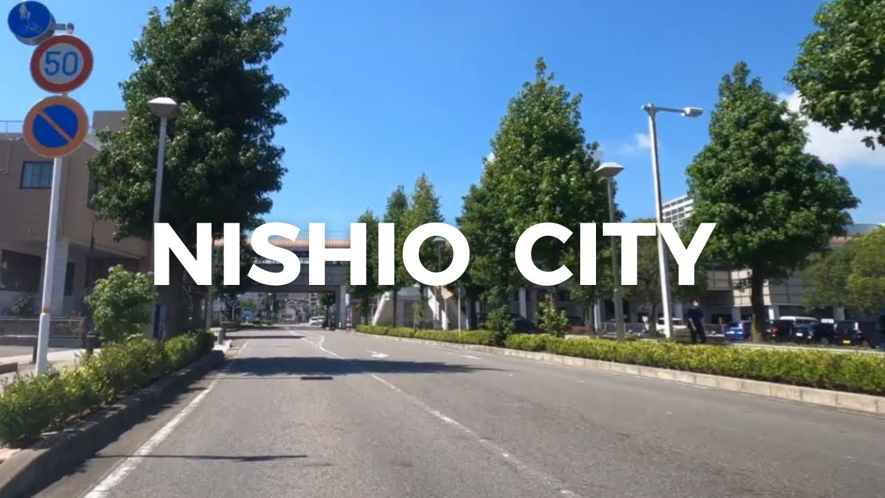 Driving in central Nishio city #japan @ThePanoramaKing - YouTube