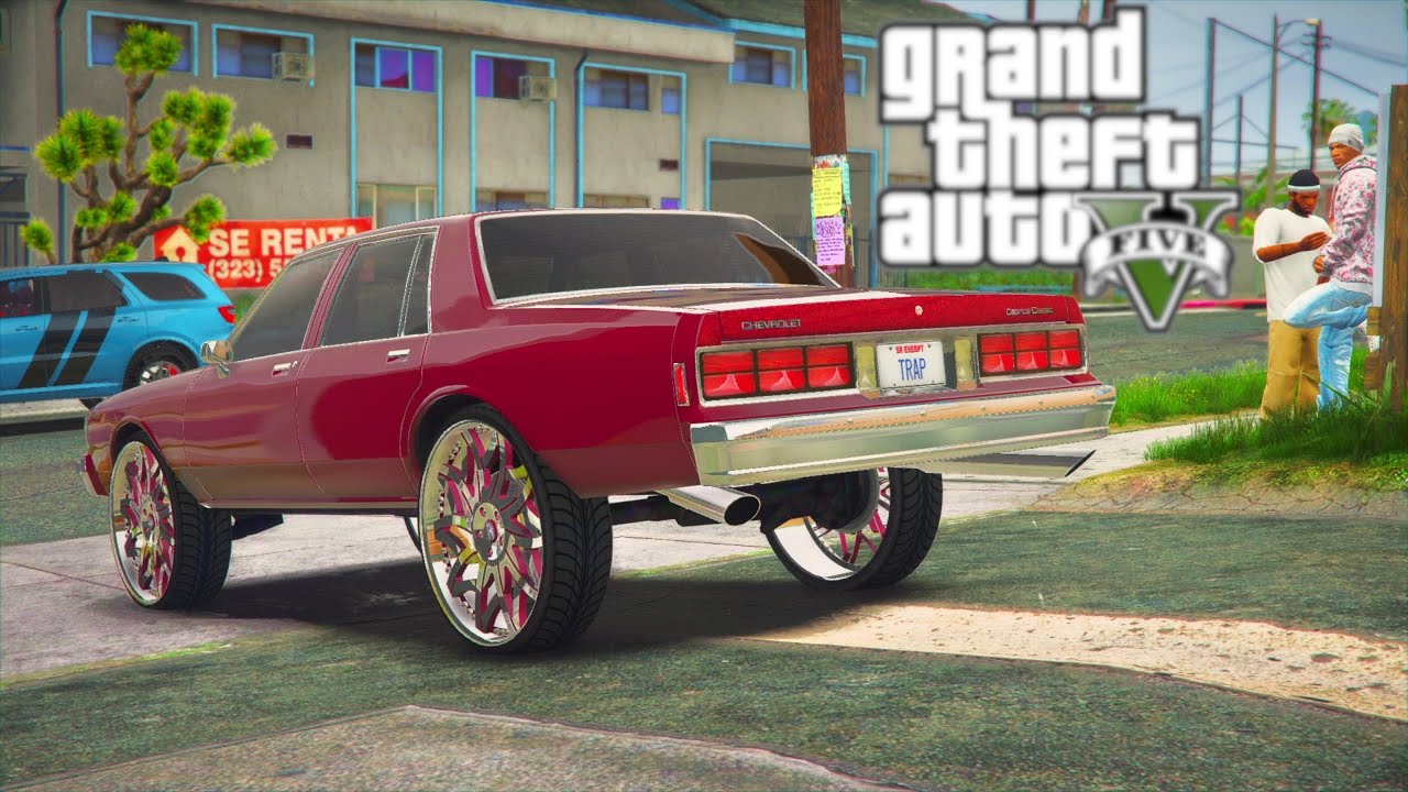 BOX CHEVY WITH BEAT AND RIMS! GTA 5 - THE LIFE OF TRAP DAY 5 - YouTube
