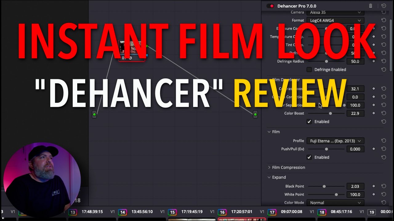 INSTANT FILM LOOK - DEHANCER REVIEW - YouTube