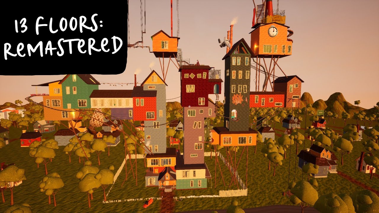 13 Floors: Remastered (Speedrun 26:05) - Hello Neighbor mod kit - YouTube