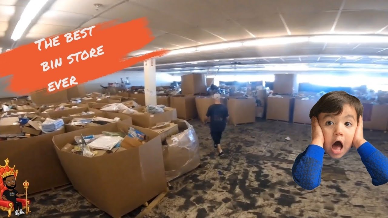 Hand down the best bin store and pallets I ever found - YouTube