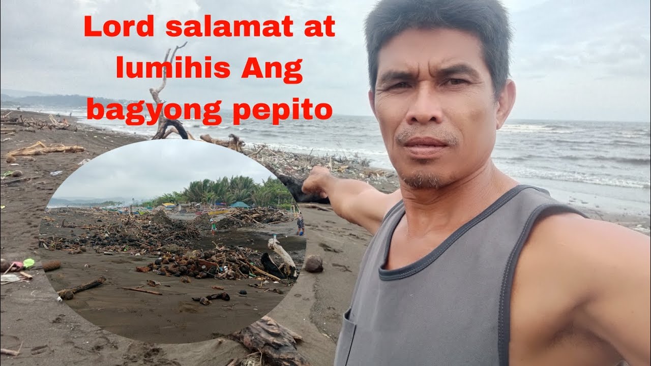 Lord salamat at lumihis Ang bagyong pepito - YouTube