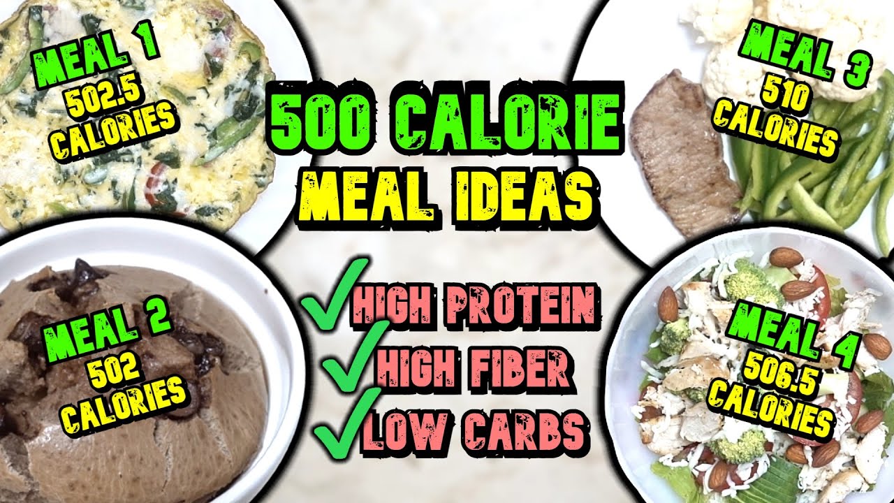 500 Calorie Meal Ideas // How To Eat HEALTHY 500 Calories In A Meal ...