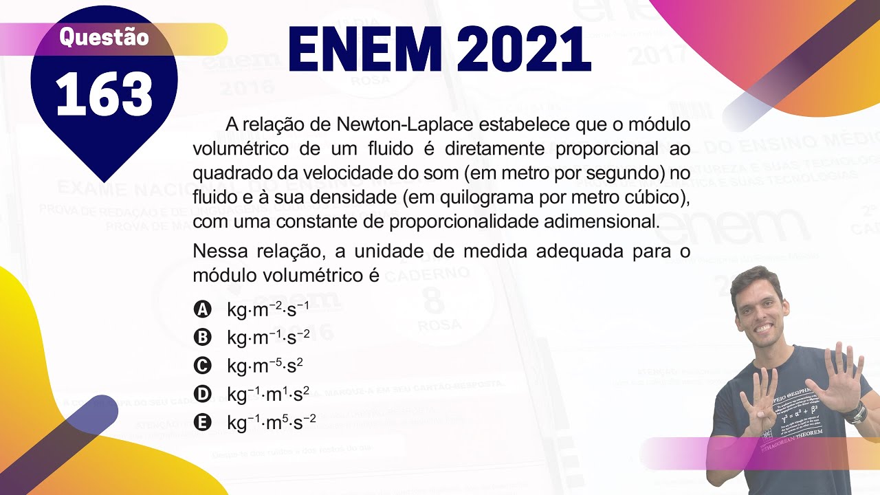 (Q.163 | Azul) UNIDADE de Medida - MÓDULO Volumétrico - ENEM 2021 - YouTube