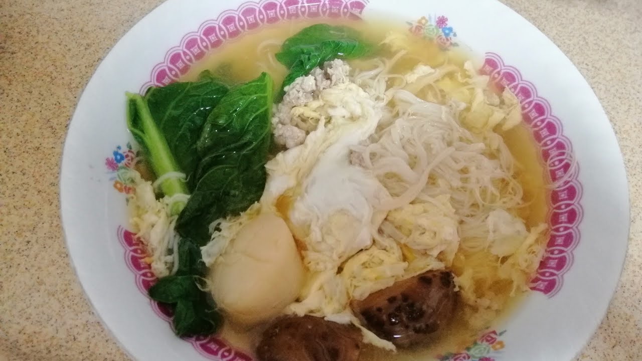 EASY MEE SUA SOUP (Simple chinise style) - YouTube