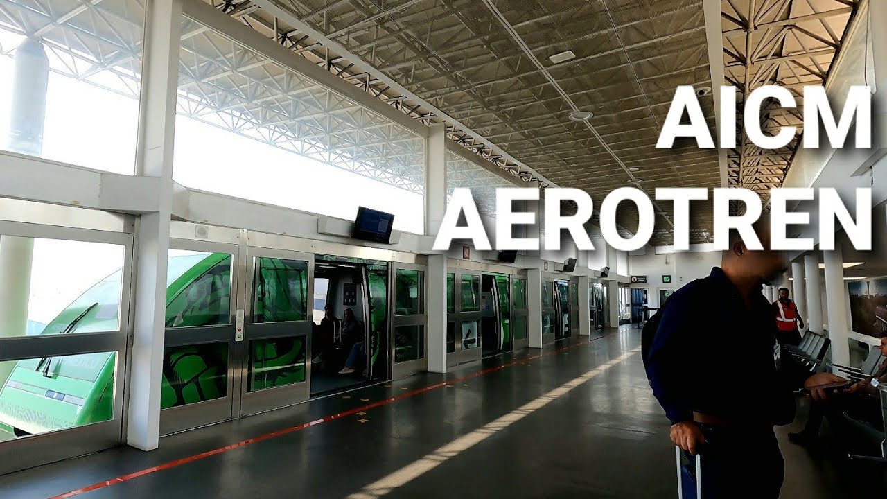 AICM Aerotren | de Terminal 2 a Terminal 1 - YouTube