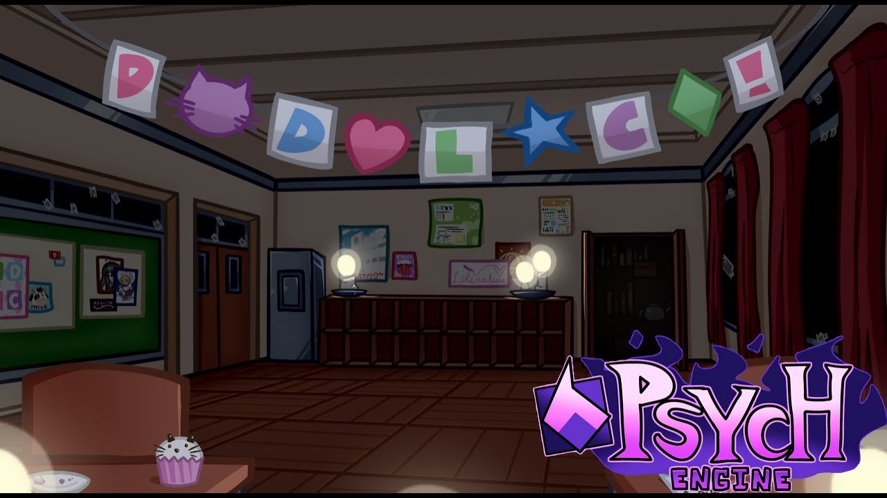 Friday Night Funkin' - Doki Doki Takeover Plus - Port En Psych Engine ...