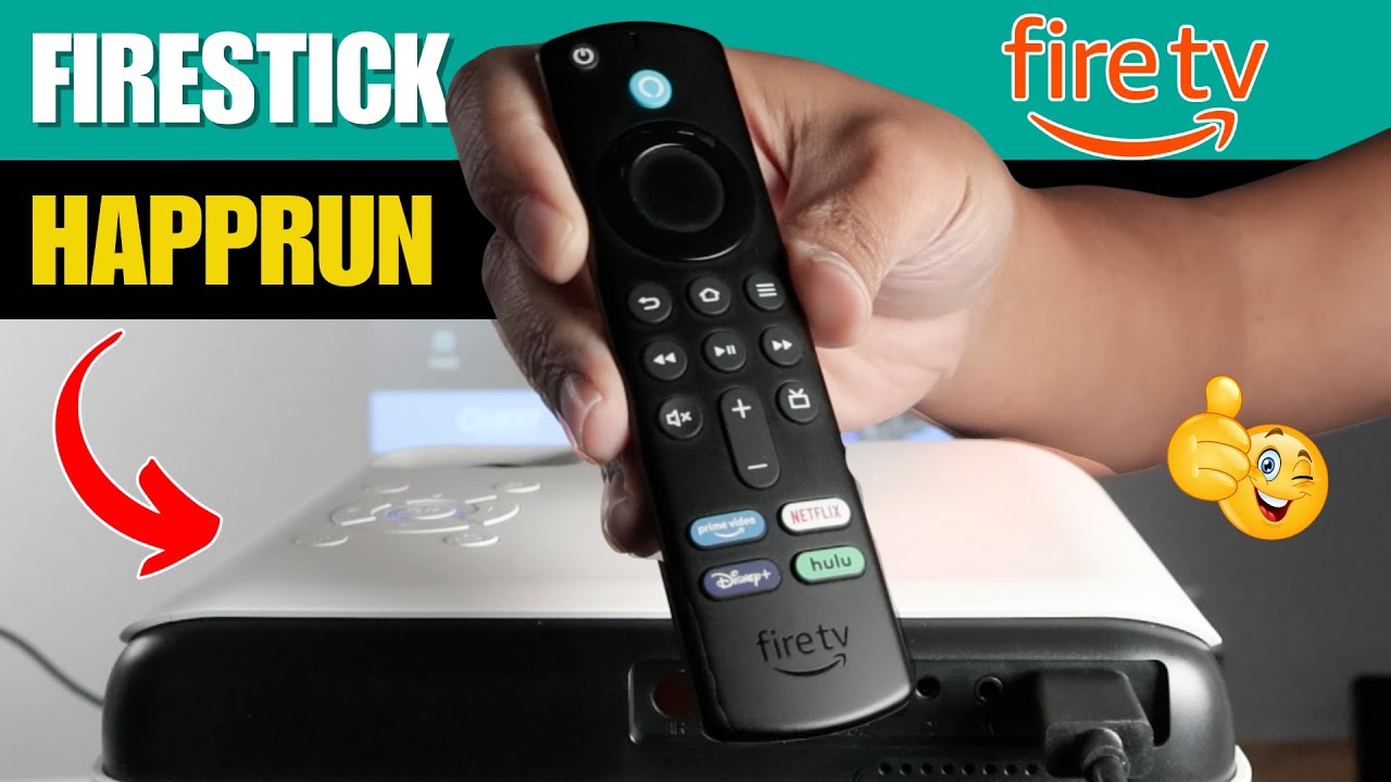 Happrun Projector Connect to Firestick - EASY STEP-by-STEP - YouTube