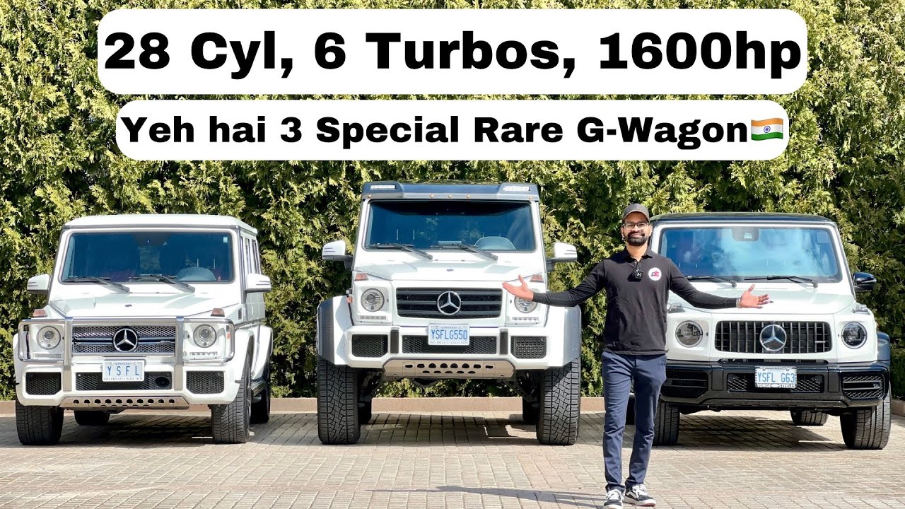 AMG Heaven 😍 | G65 vs G550 4X4 vs G63 amg G-Wagon | Hindi Comparison 🇨🇦 ...