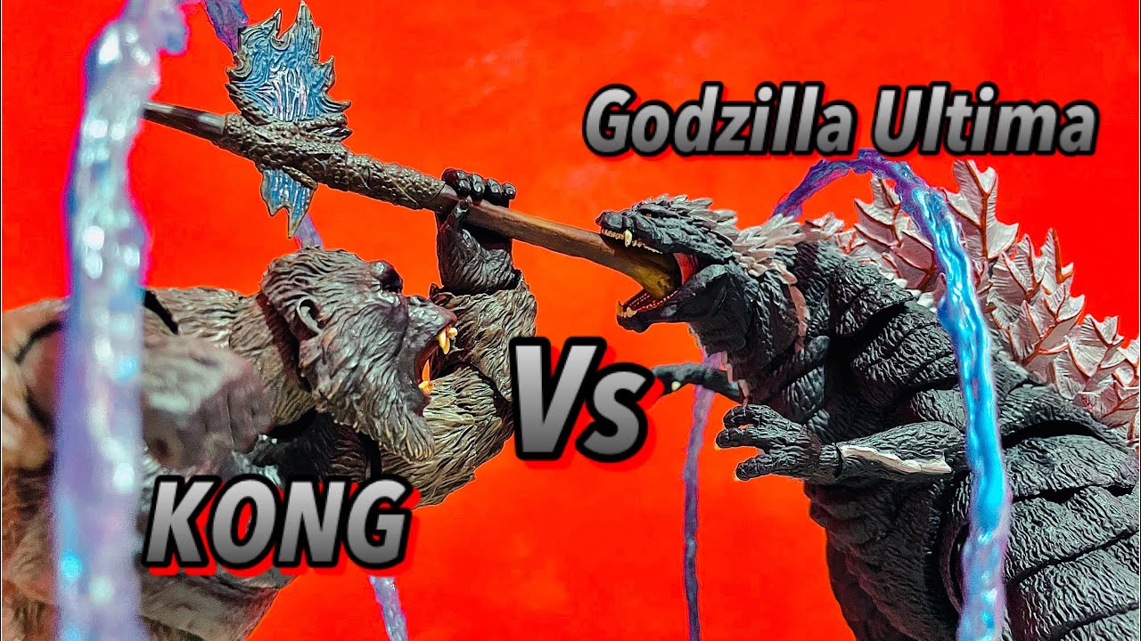 Godzilla Ultima Vs Kong The Final Battle Stop motion! - YouTube