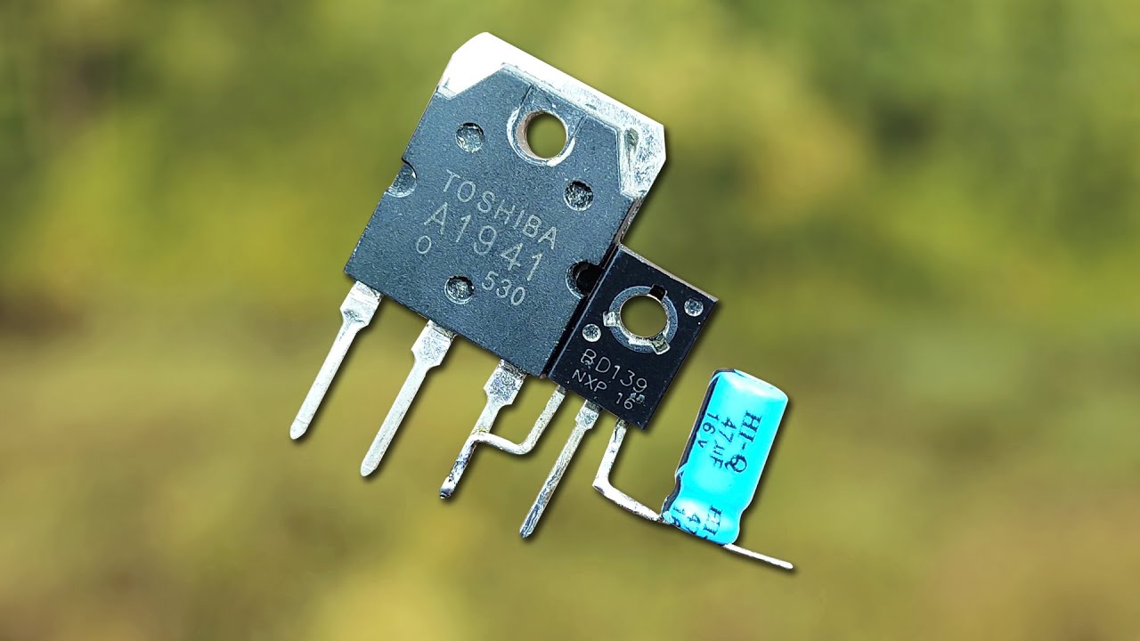 How To Make A 12v Amplifier Circuit Using Transistor || Homemade ...