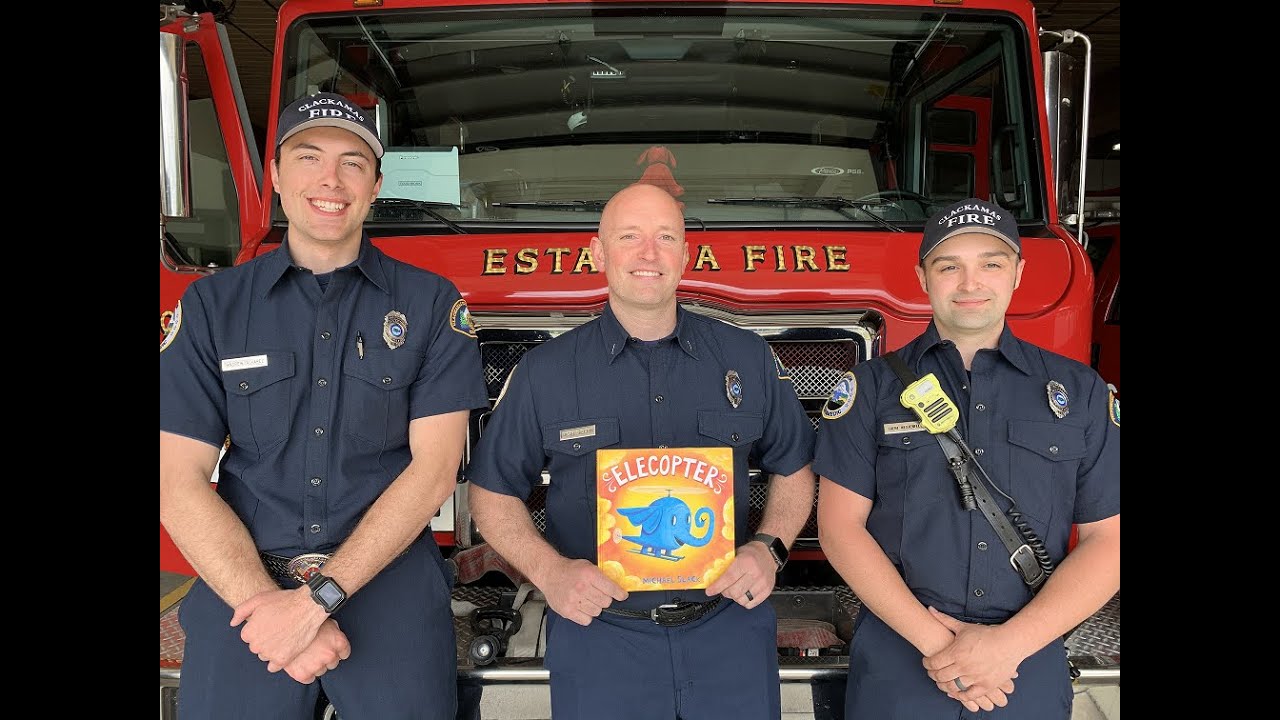 Firefighter Story Time with Engine 330, "B" Shift - YouTube