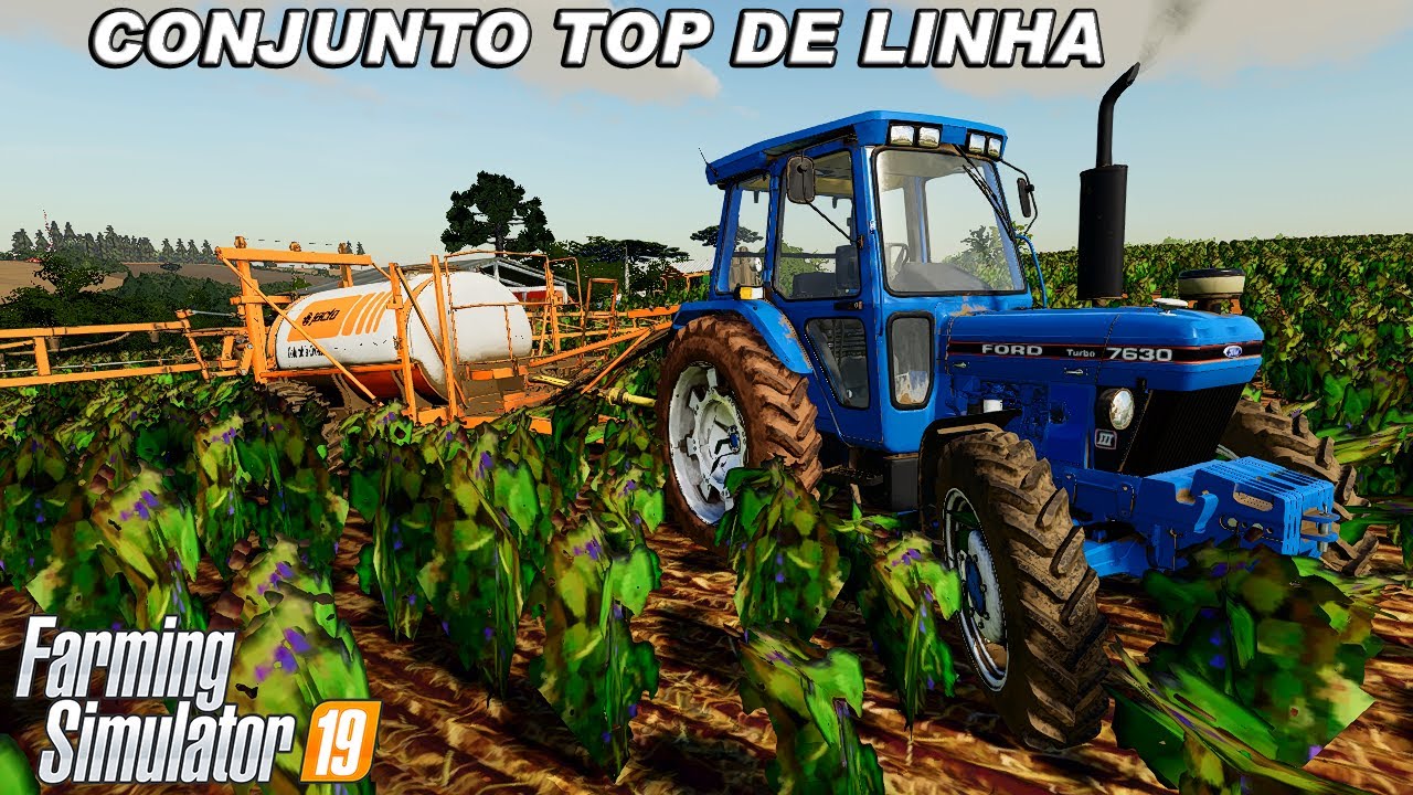 APLICAÇÃO DE FERTILIZANTE NO FEIJÃO COM O FORD 7630 || KALINOSKI MAP ...