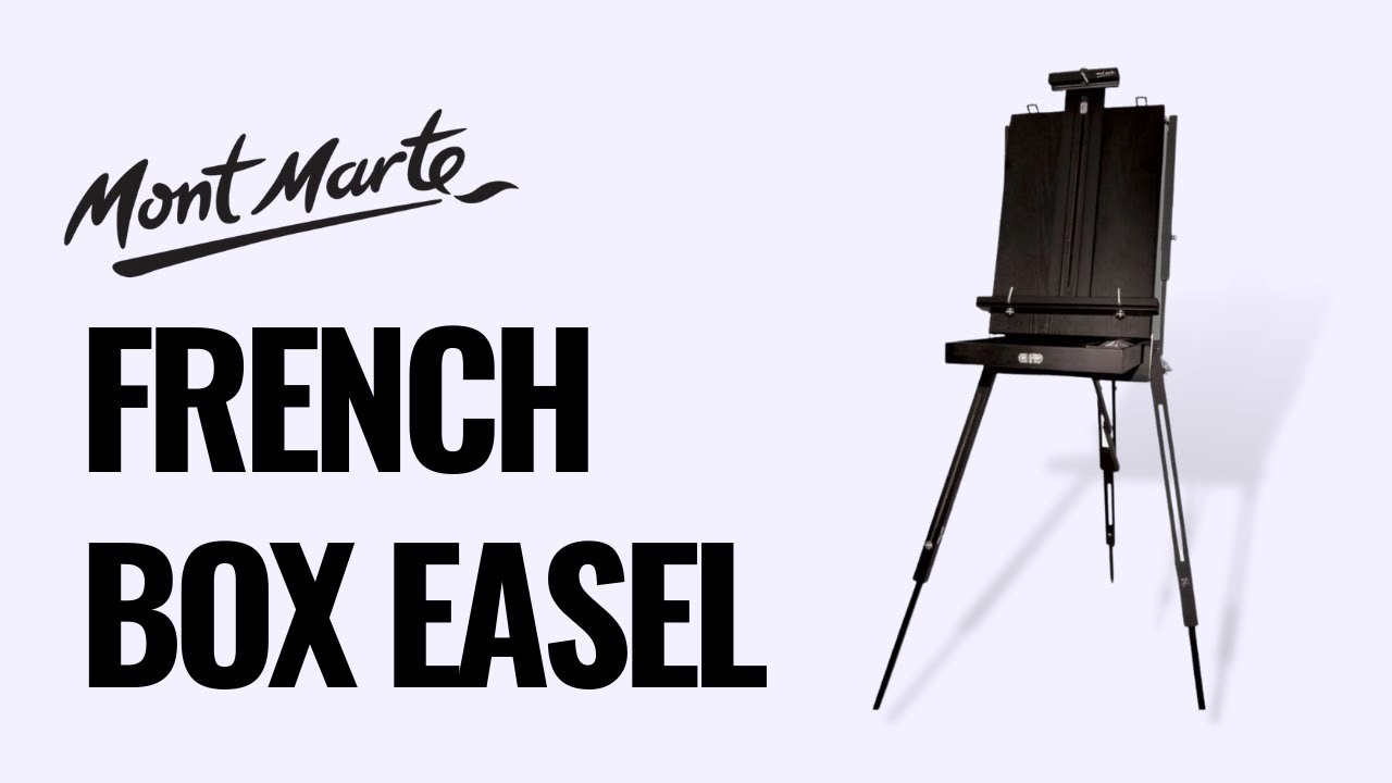 Mont Marte French Box Easel - YouTube