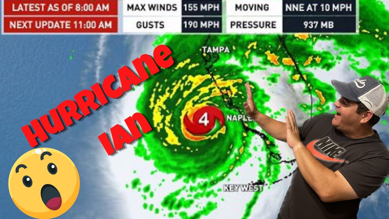 HURRICANE Ian - POV / Windy App #hurricaneian - YouTube