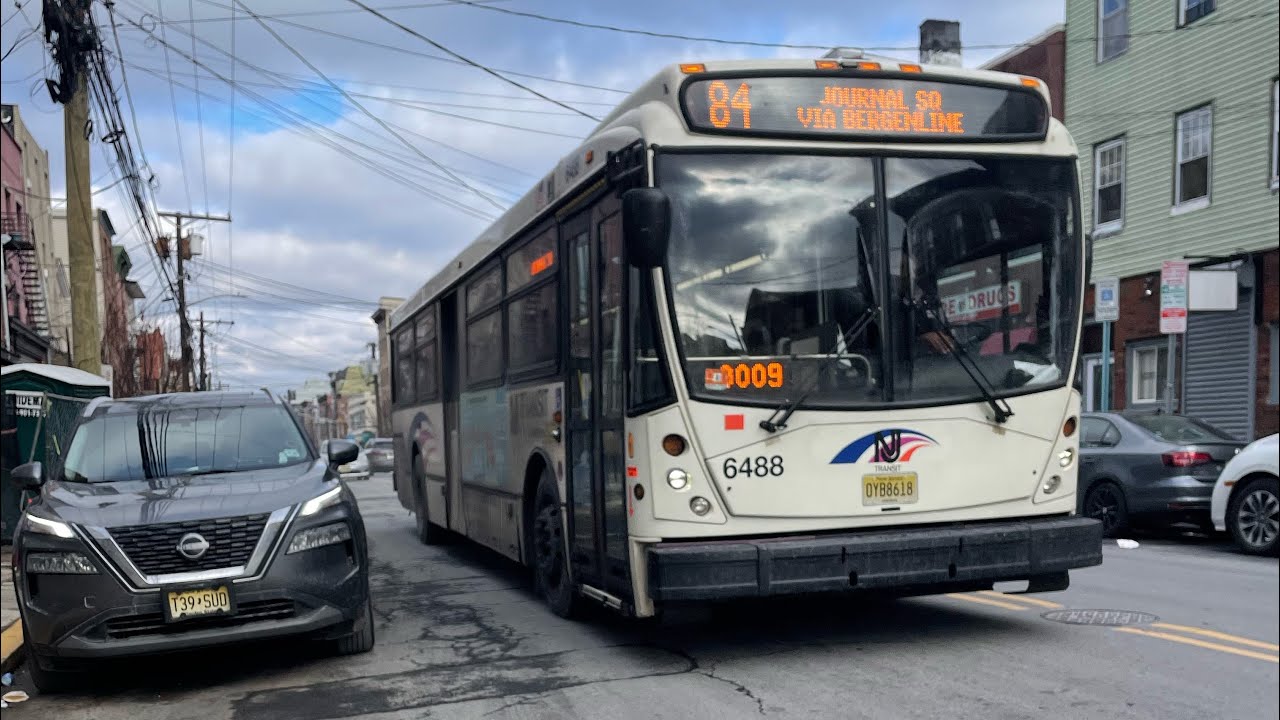 NJ Transit - Route 84 Journal Square (6488) - YouTube