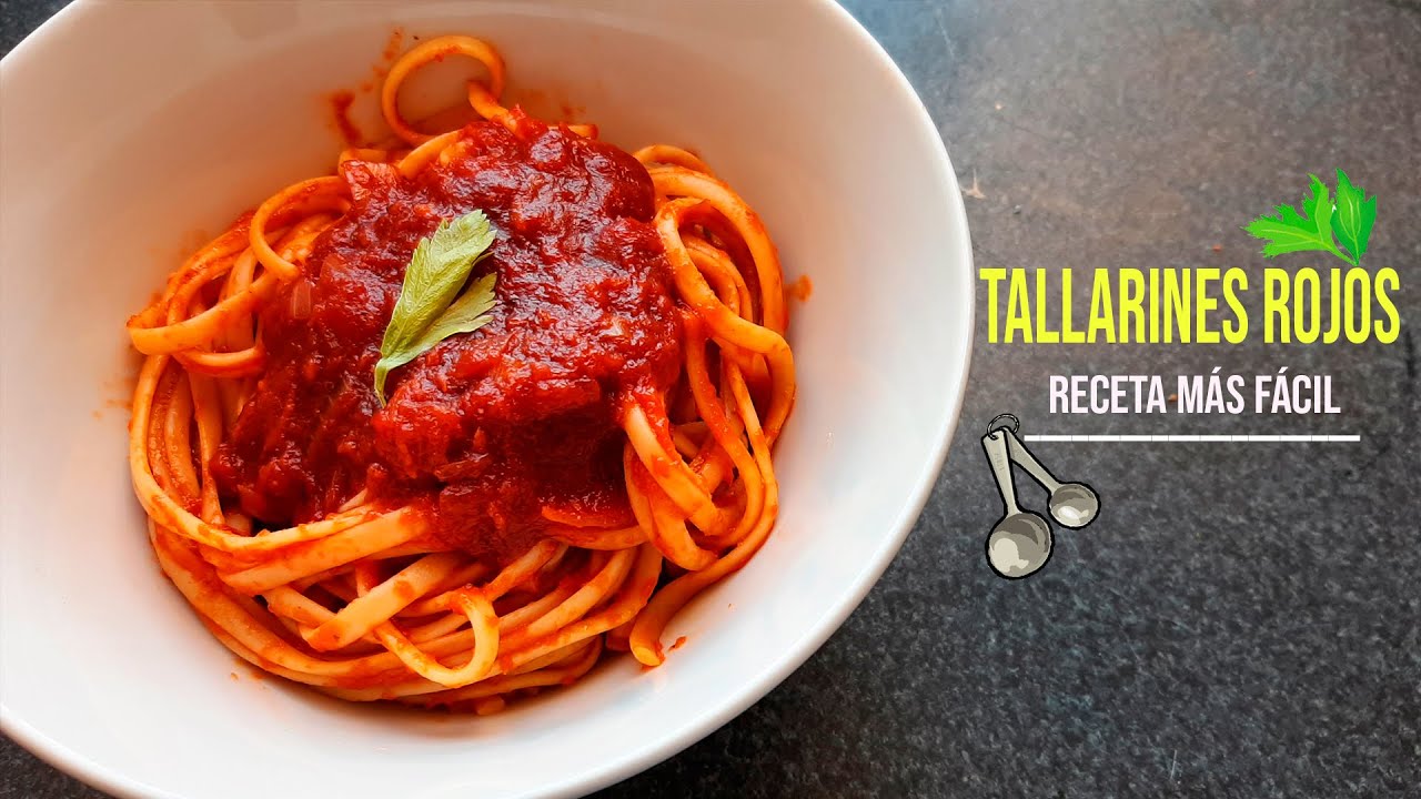 COMO HACER TALLARINES ROJOS Y NO MORIR EN EL INTENTO 🍝 - YouTube
