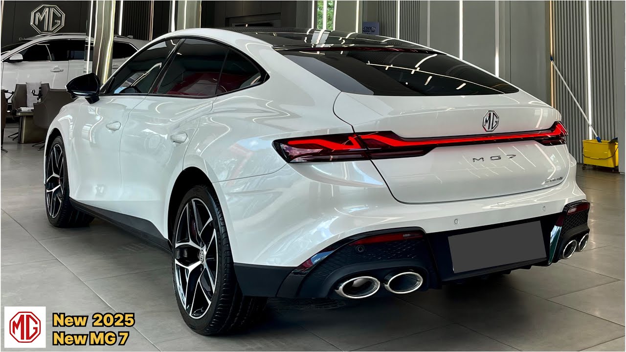 New 2025! All New Premuim MG 7 Sport White - Comfort Luxury Interior and Exterior Show Details ...