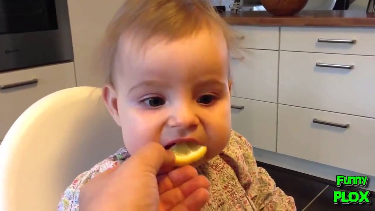 Babies Eating lemons for the First Time - YouTube