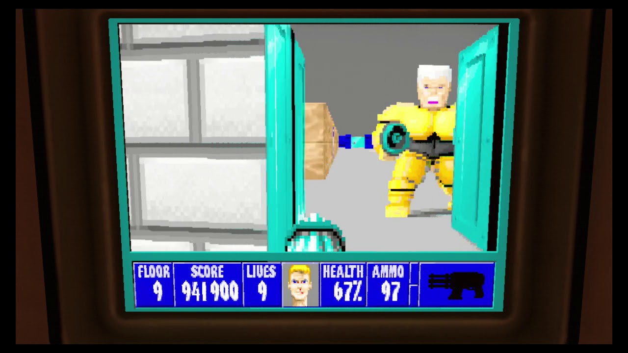 Wolfenstein 3D Episode 5 Floor 9 Boss Caroline Becker - YouTube