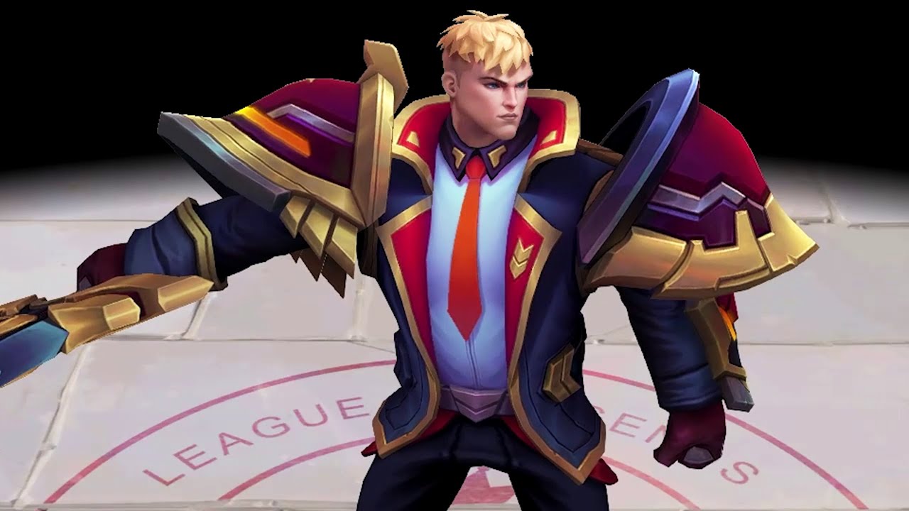 Battle Academia Garen Detailed Skin Spotlight - League of Legends - YouTube