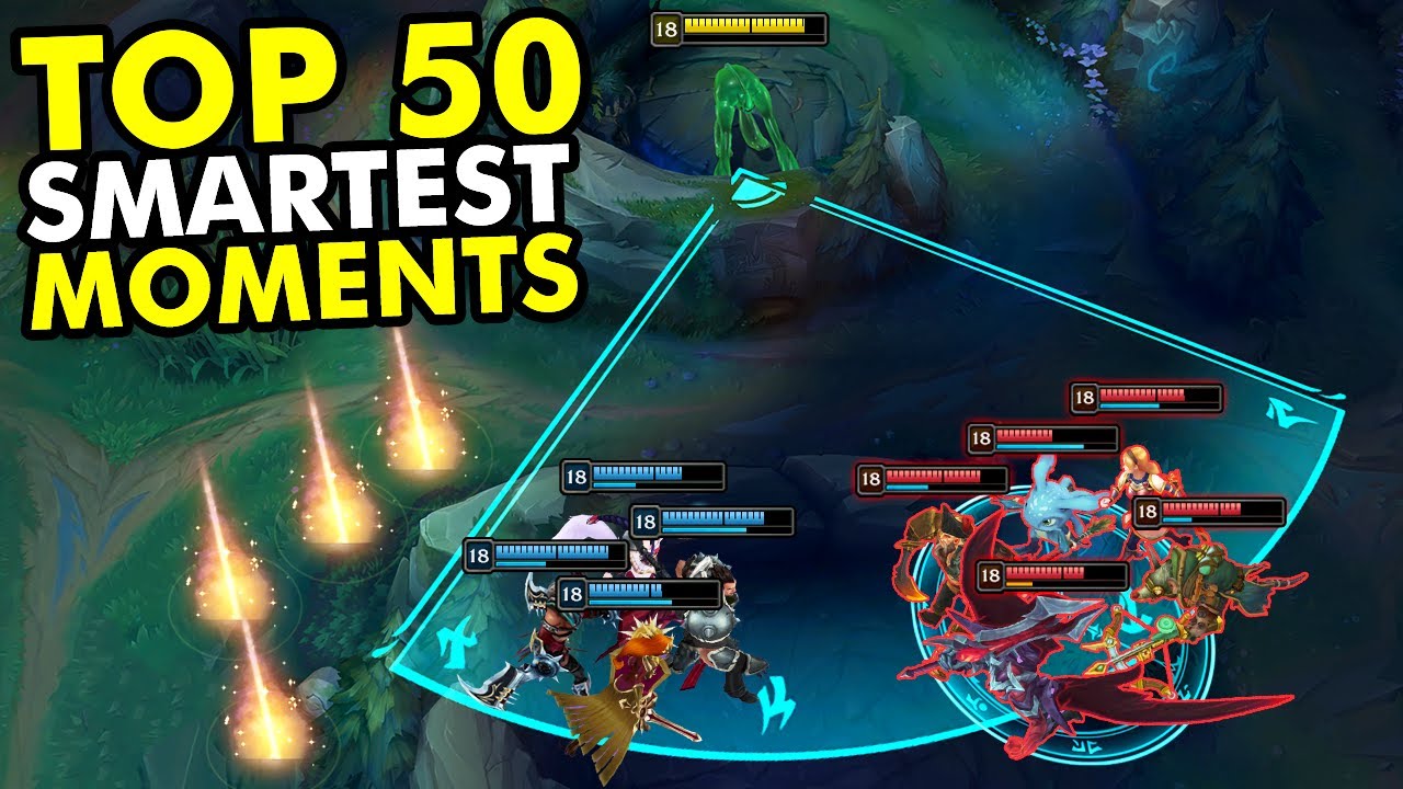TOP 50 SMARTEST LEAGUE OF LEGENDS MOMENTS OF 2024! - YouTube
