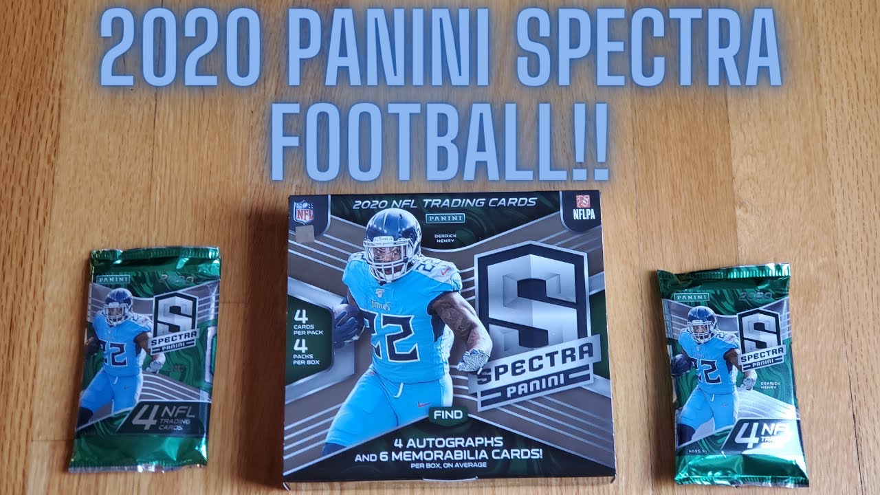 2020 Panini SPECTRA Football Cards Hobby Box Opening! - YouTube