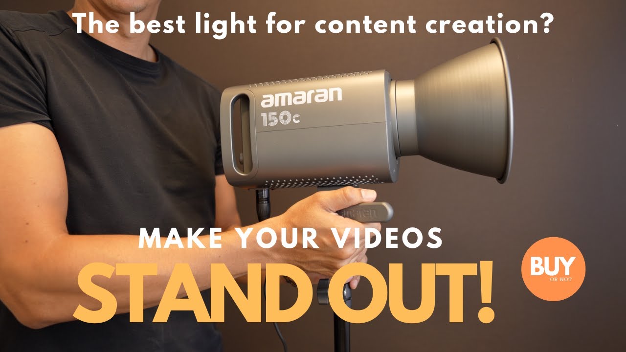 Best Light for your Videos! | Amaran 150c - YouTube