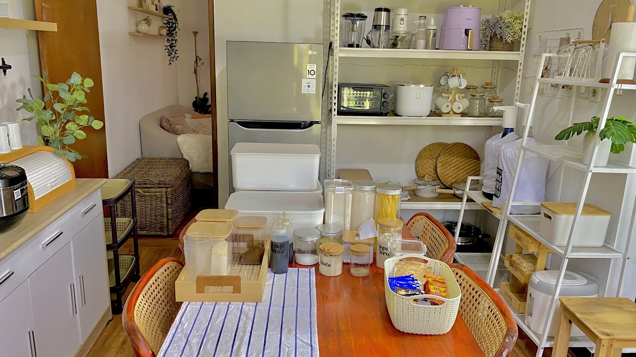 Pantry Organization | Menyimpan Stok Bumbu & Bahan Makanan Di Dapur ...