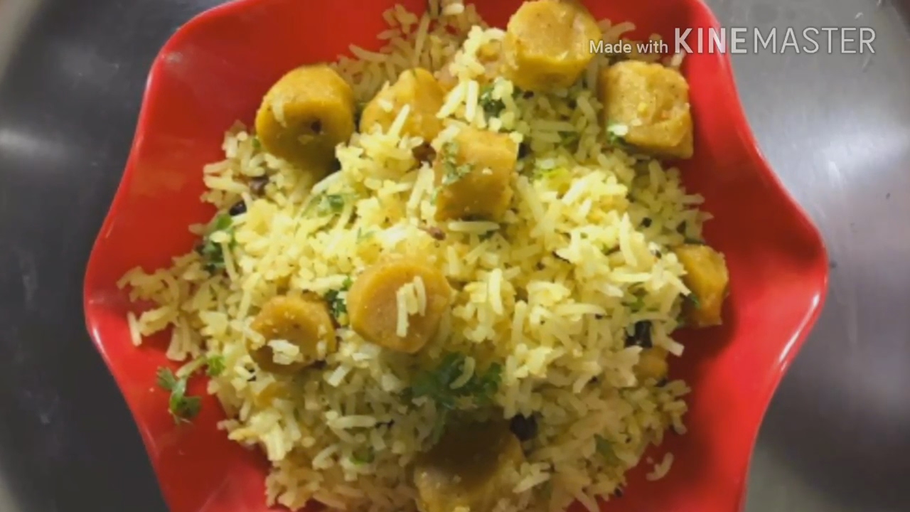 Gatta Pulao Recipe - Gatte ka Pulao - Marwari Gatta Pulav - YouTube