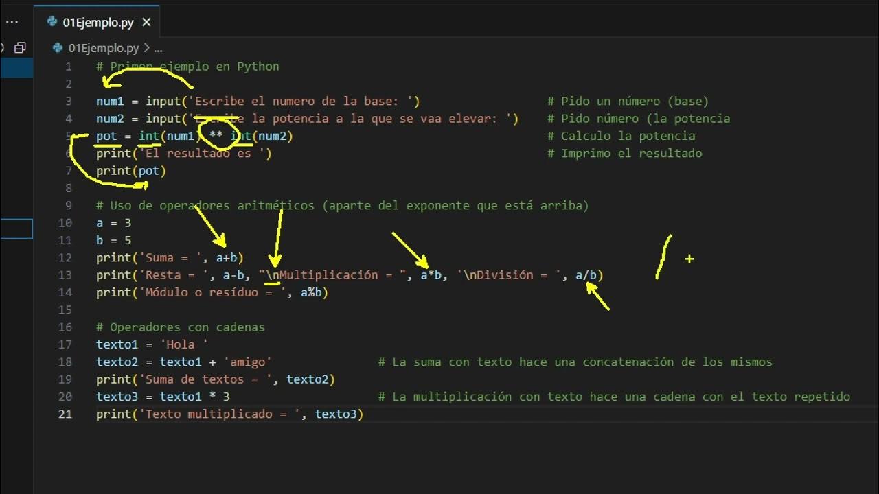 Python: instalación, variables, operadores, entrada y salida - YouTube