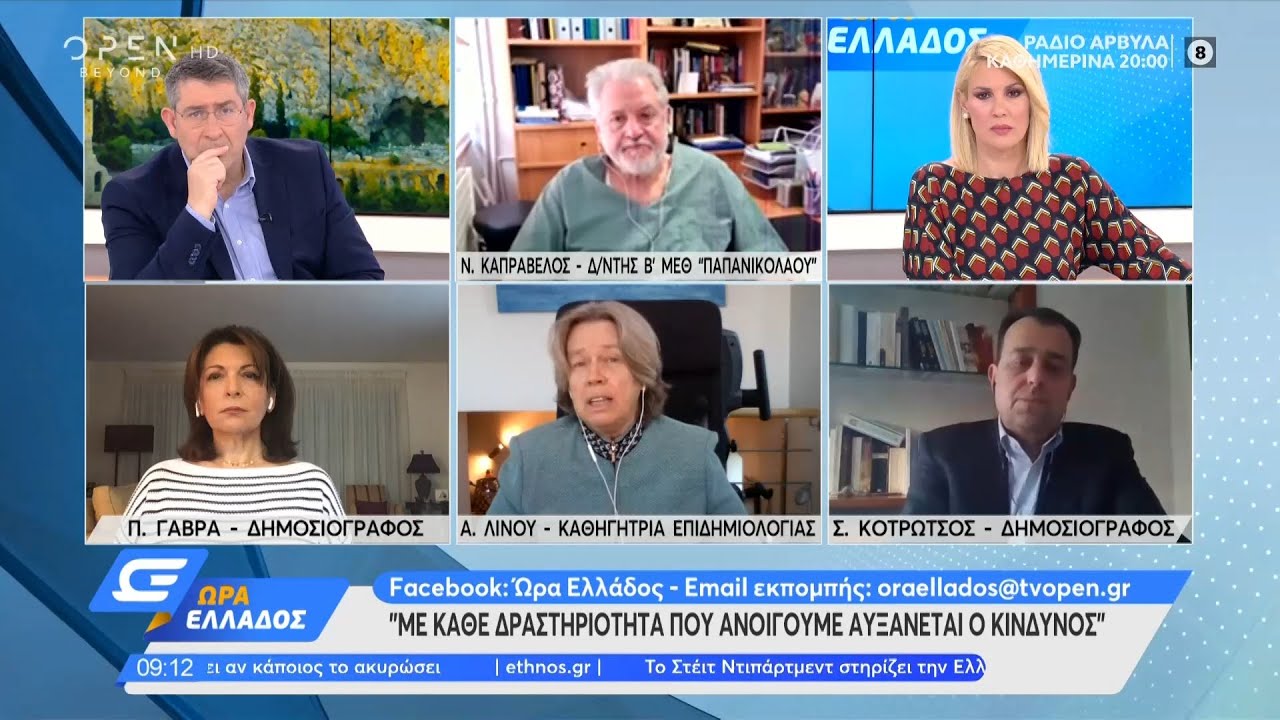 Αθηνά Λινού: Με κάθε δραστηριότητα που ανοίγουμε αυξάνεται ο κίνδυνος ...