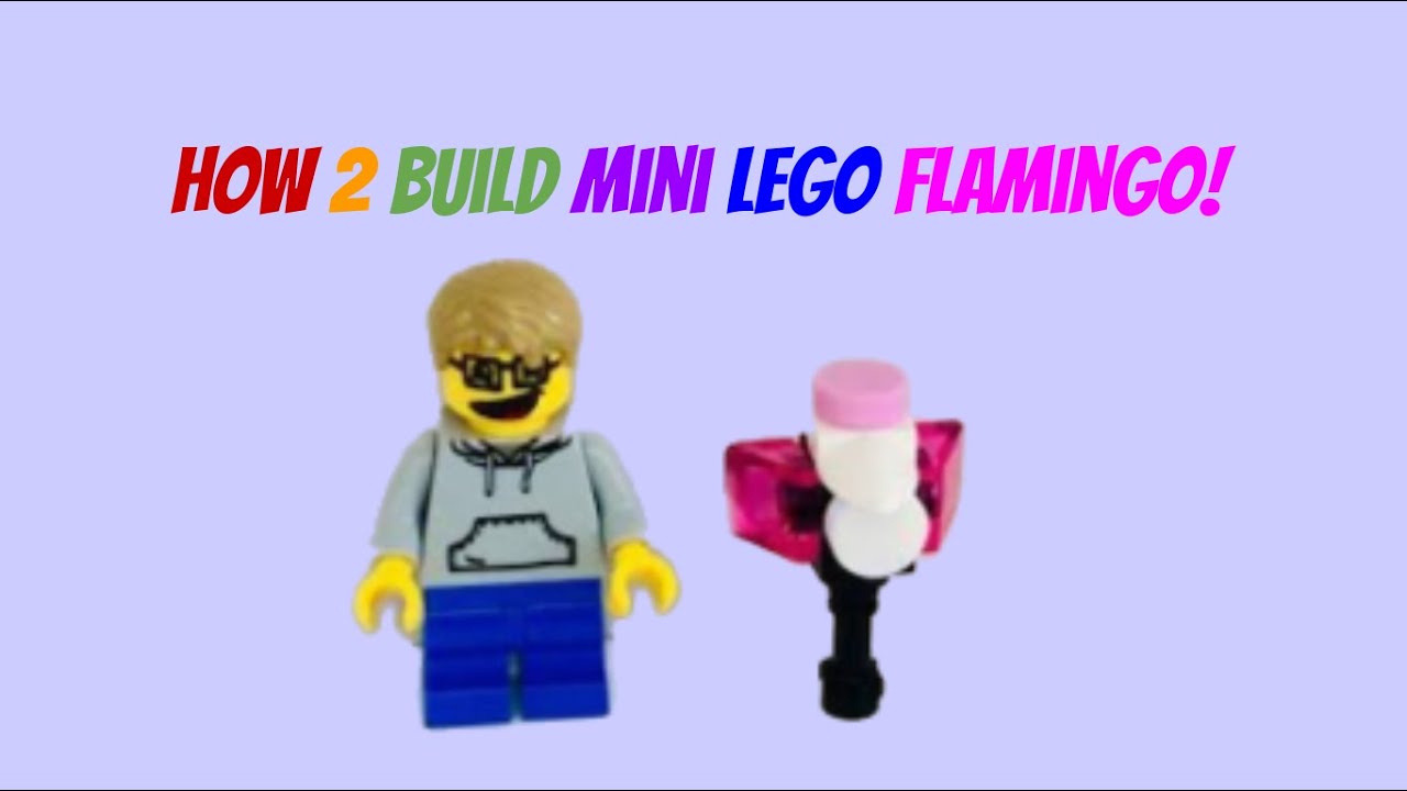 How 2 Build Mini Lego Flamingo!🦩 - YouTube