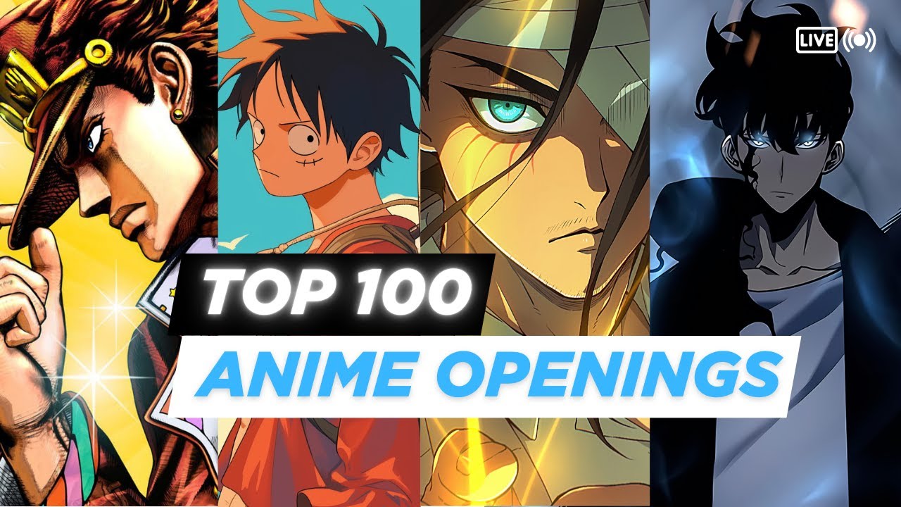 MI TOP 100 ANIME OPENINGS DE TODA LA HISTORIA 1080P 60FPS - YouTube